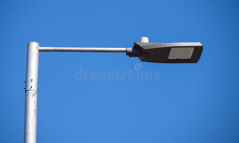A modern lamp post editorial image. Image of post, street - 119091890