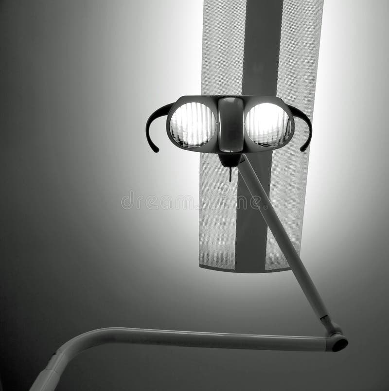 Modern Lamp with Powerful Light in the Emergency Room Stock Image ...