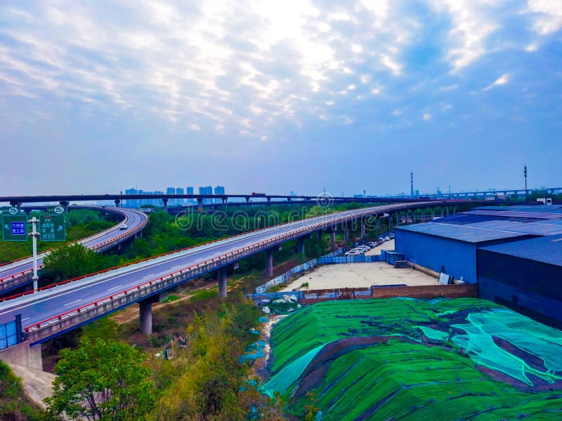 A Modern Land Bridge with Up and Down Layers, Multi-directional Driving ...