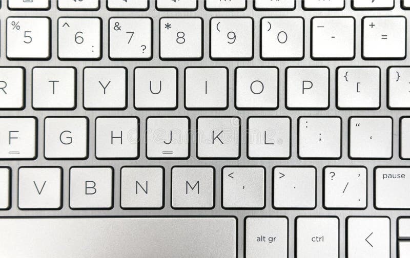 Modern Laptop Computer Keyboard. Laptop Keyboard Stock Photo - Image of ...