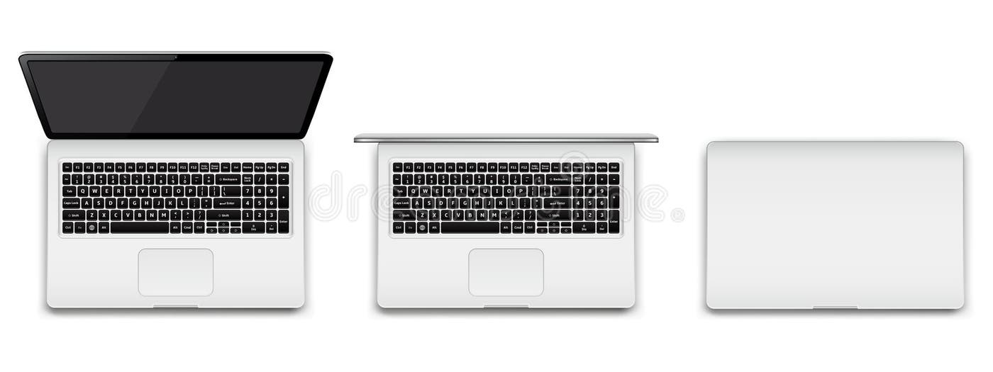 Laptop Closed Top View Stock Illustrations – 424 Laptop Closed Top View ...