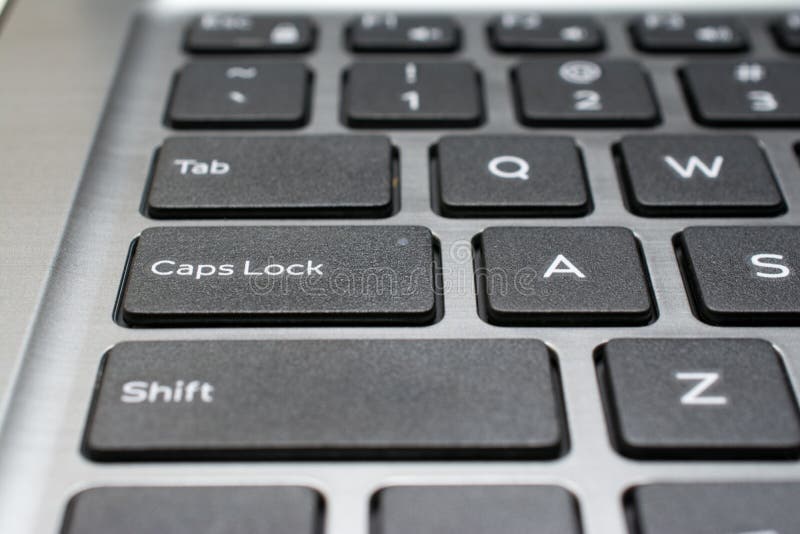 Modern Laptop Keyboard Closeup Stock Photo - Image of electronic ...