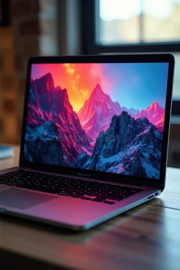 Modern Laptop Screen Displaying Website Wireframe, Mockup, Vector, Ui ...