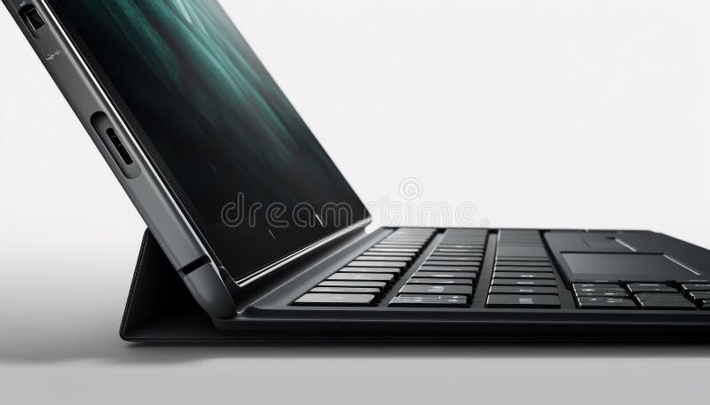 Modern Laptop with Wireless Technology Displays Global Communications ...