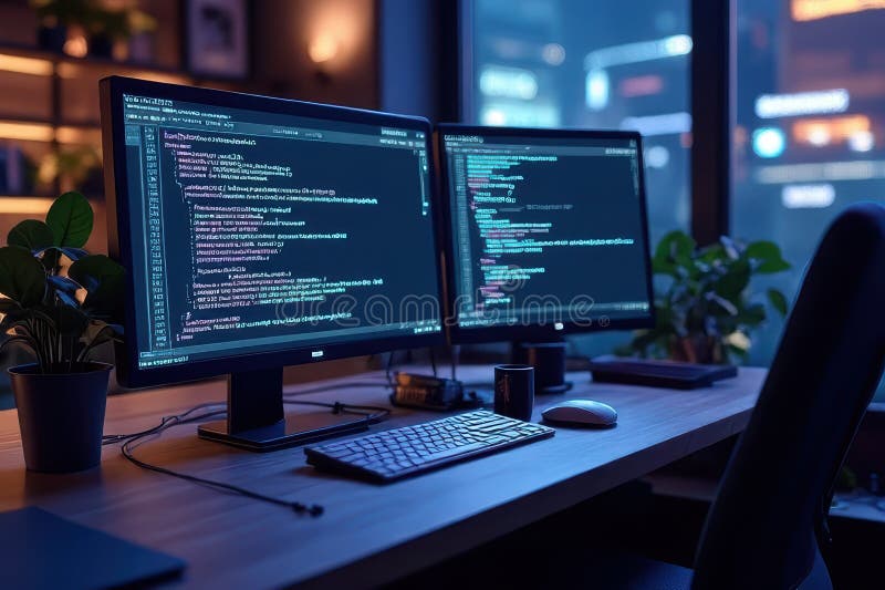 Modern Laravel-Based Web Development Solutions Via Hosting Platforms Stock Illustration ...