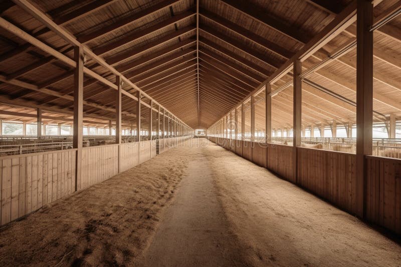 A Modern Large Barn for Pigs Created with Generative AI Technology ...