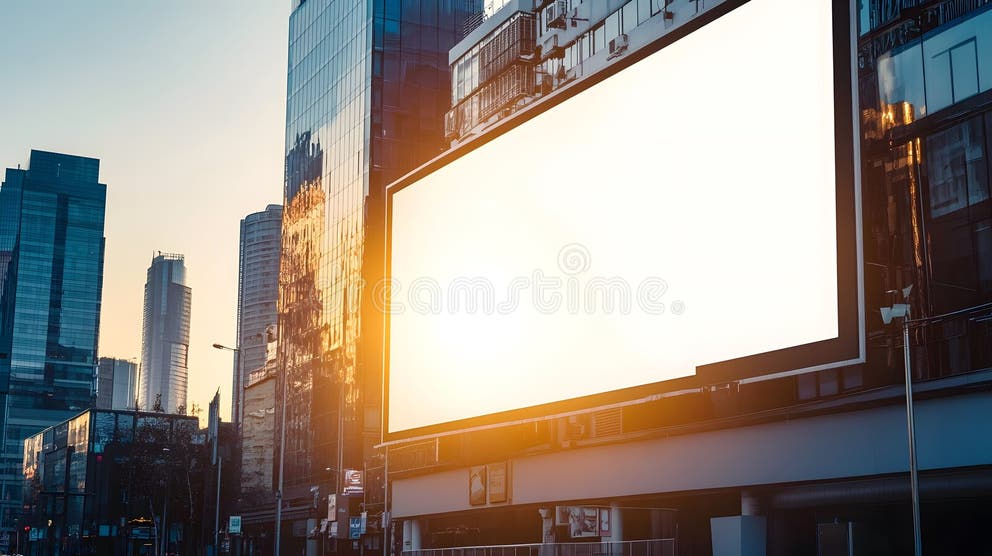Modern Large Horizontal Advertising Poster Billboard Mockup Template ...