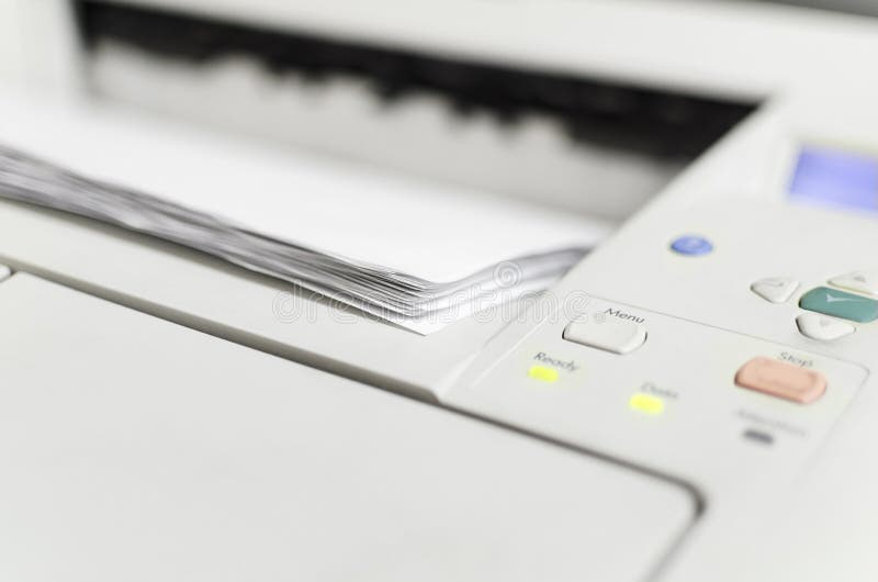 Modern Laser jet printer stock image. Image of peripheral - 88032777