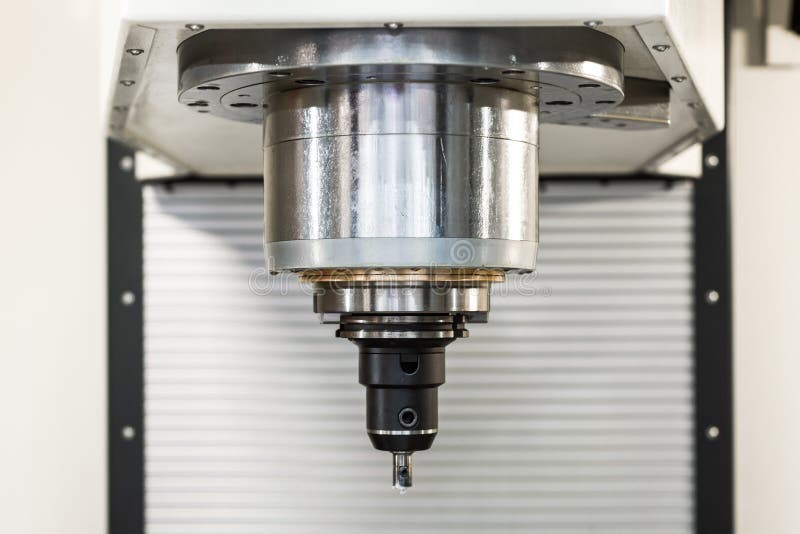 Modern Lathe Metalworking CNC Machine. Stock Photo - Image of ...