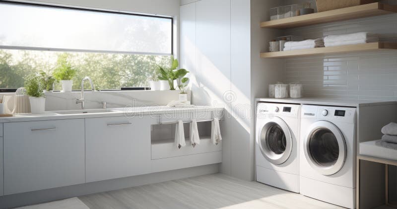 A Modern Laundry Room Makeover Where Functionality Harmonizes with ...