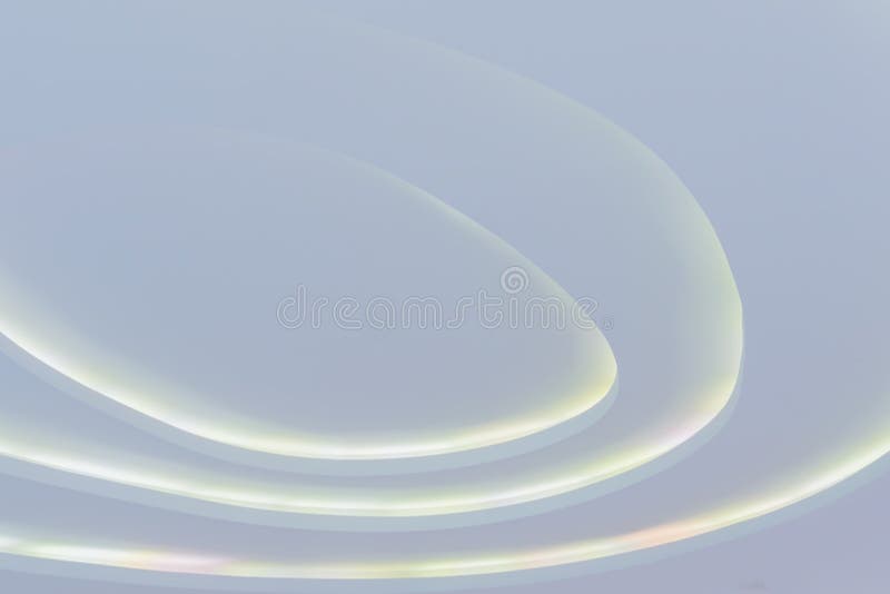 Layered Ceiling with Embedded Lights and Stretched Ceiling Inlay Stock ...