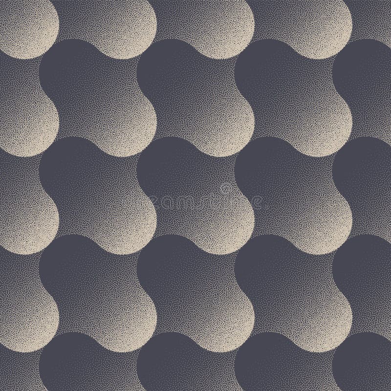 Modern Layered Scale Seamless Pattern Trend Dot Work Abstract Vector ...
