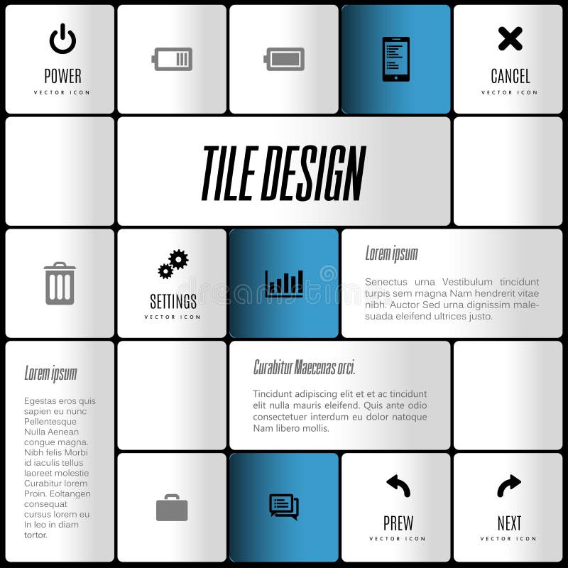 Modern layout stock vector. Illustration of menu, site - 54512030