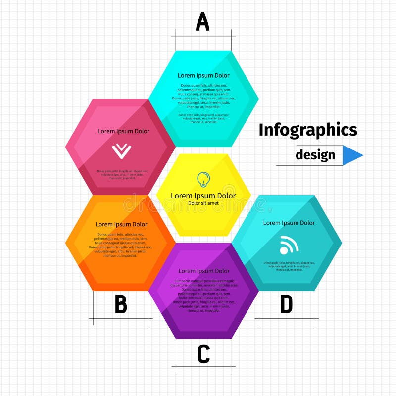 Modern Layout Design, Flat Background, Vector Stock Vector ...