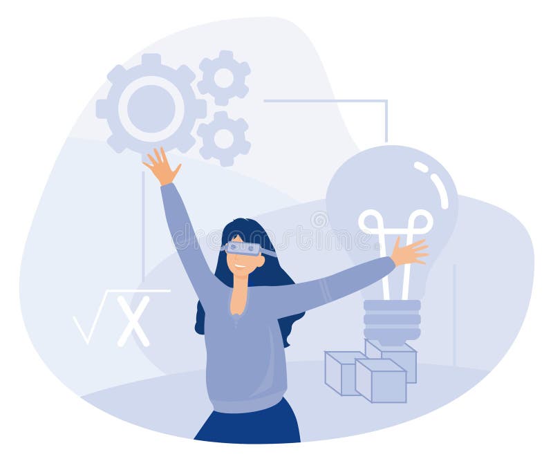 Modern Learning Concept, Smart Children, Digital Device Metaphor, Stock ...