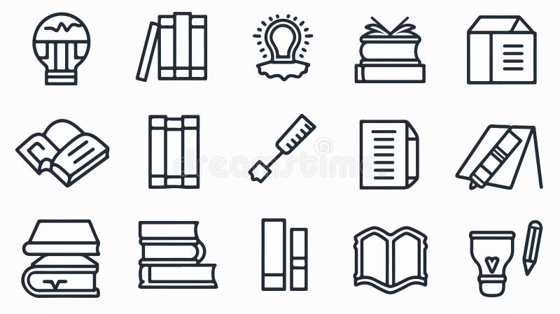 Modern Learning Environment Icon for Education Stock Vector ...