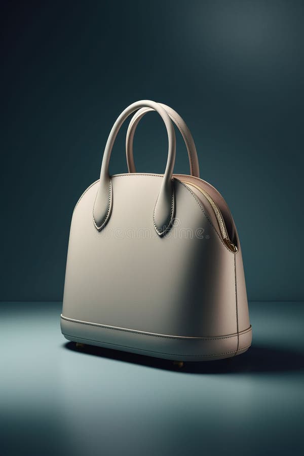 Modern Leather Purse on the Ground in a Sunlit Environment, AI ...