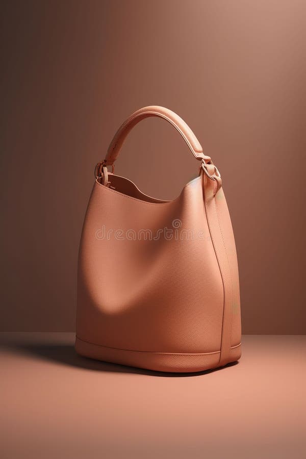Modern Leather Purse on the Ground in a Sunlit Environment, AI ...