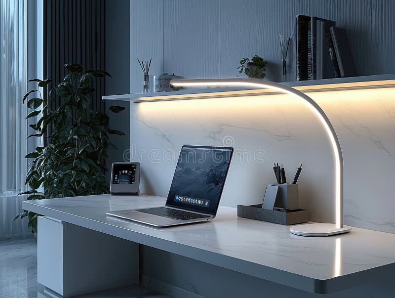 Modern LED Desk Lamp for Home Office Setup - Stylish & Functional ...