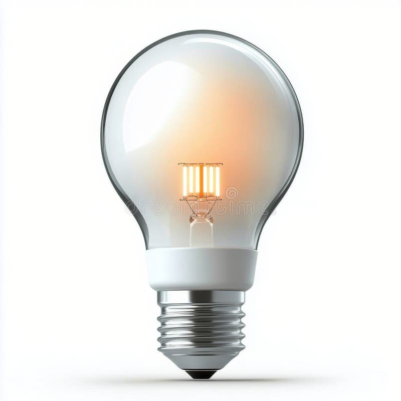 Modern LED Light Bulb Design with Focus on Energy Efficiency and Style ...