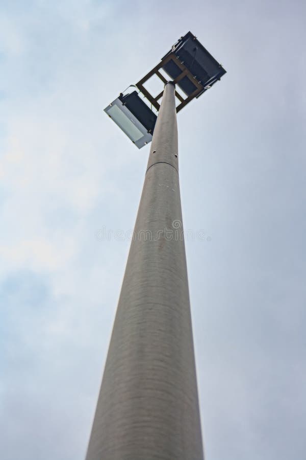 Modern LED Lighting Components of Urban Infrastructure Stock Photo ...