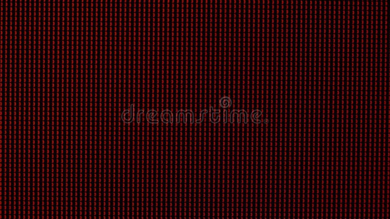 Macro View of a Television LED Screen at the Time of Broadcasting a TV ...