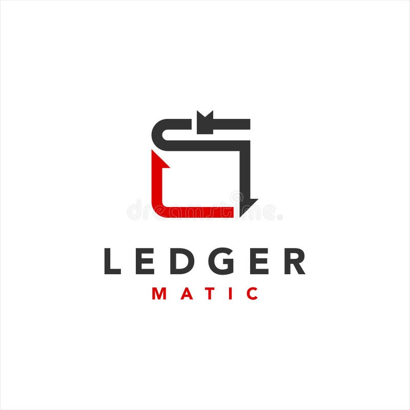 Modern Ledger Software Icon Vector Stock Vector - Illustration of ...