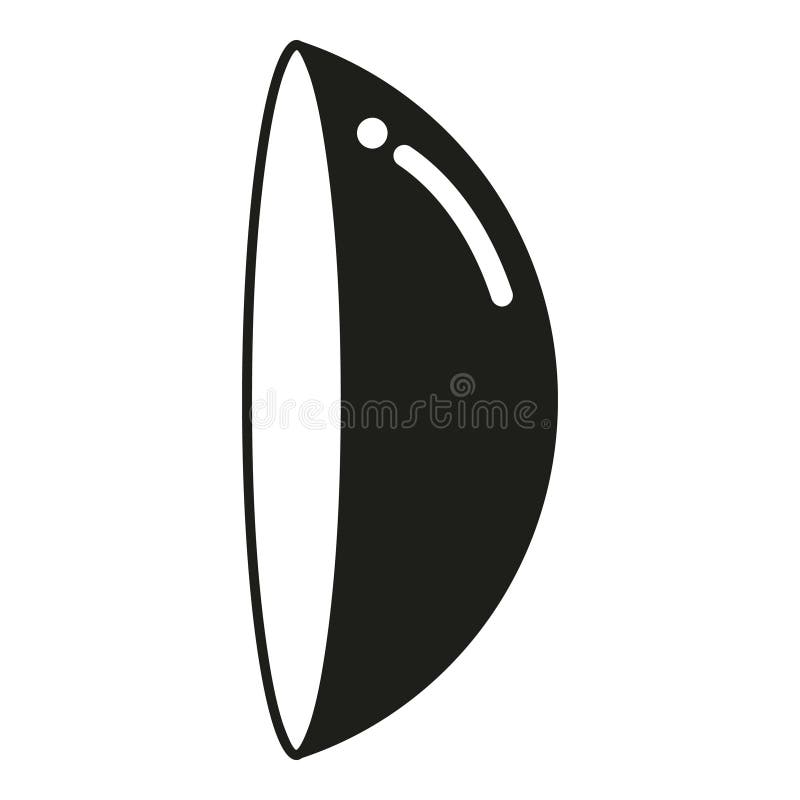 Modern Lens Icon Simple Vector. Eye Test Stock Vector - Illustration of ...