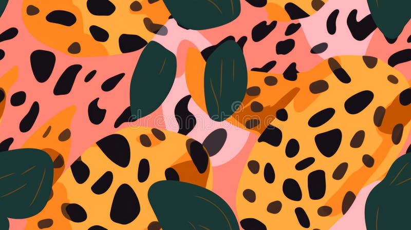 , Modern Leopard Semless Pattern. Exotic Seamless Vector Background ...