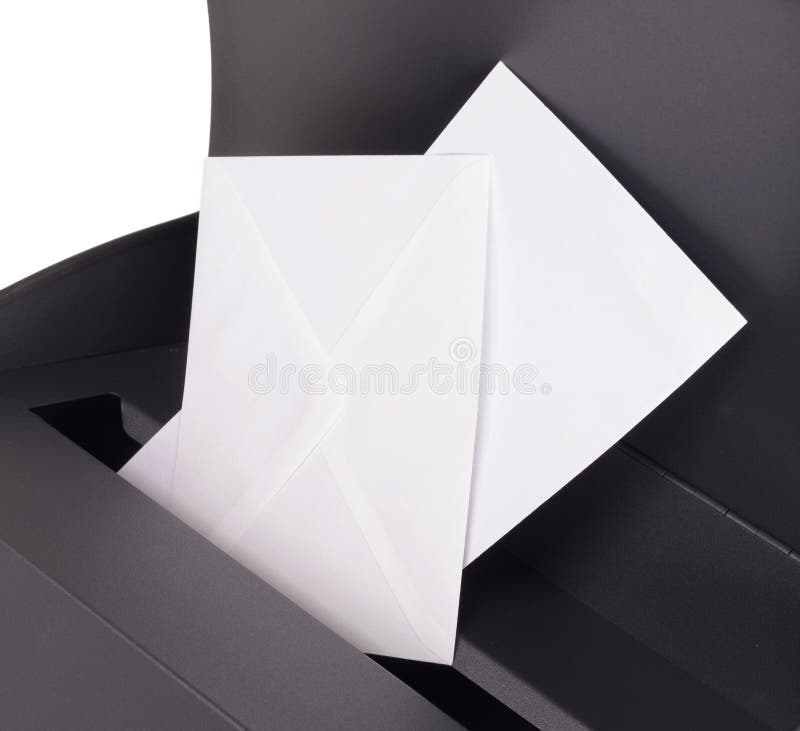 Modern letter-box isolated stock image. Image of concept - 170747283