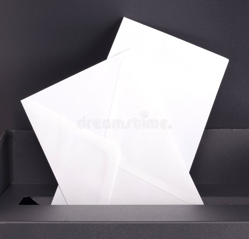 Modern letter-box isolated stock image. Image of concept - 170747283