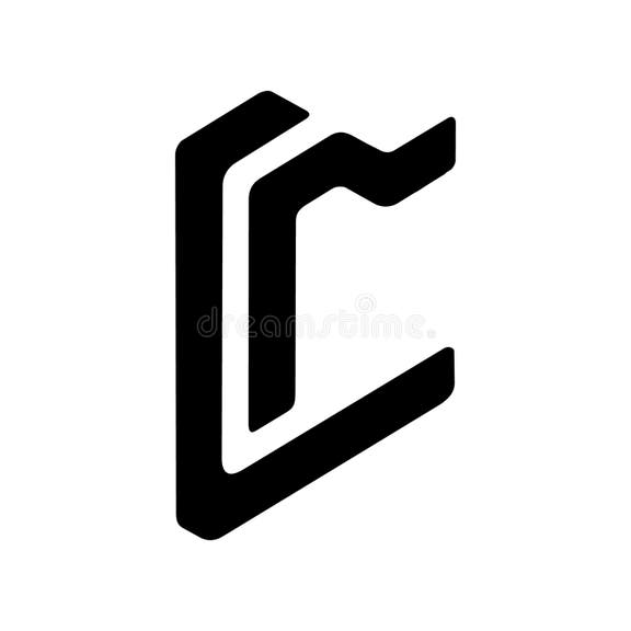 Modern Letter C Shape Logo Design. Stock Vector - Illustration of ...