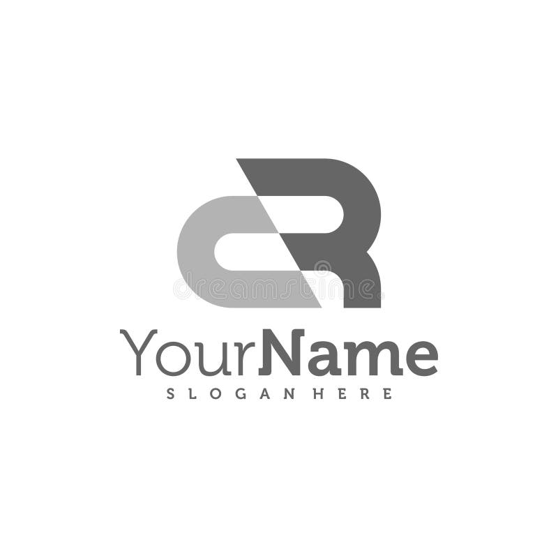 Modern Letter CR Logo Design Vector. Creative CR Logo Concepts Template ...