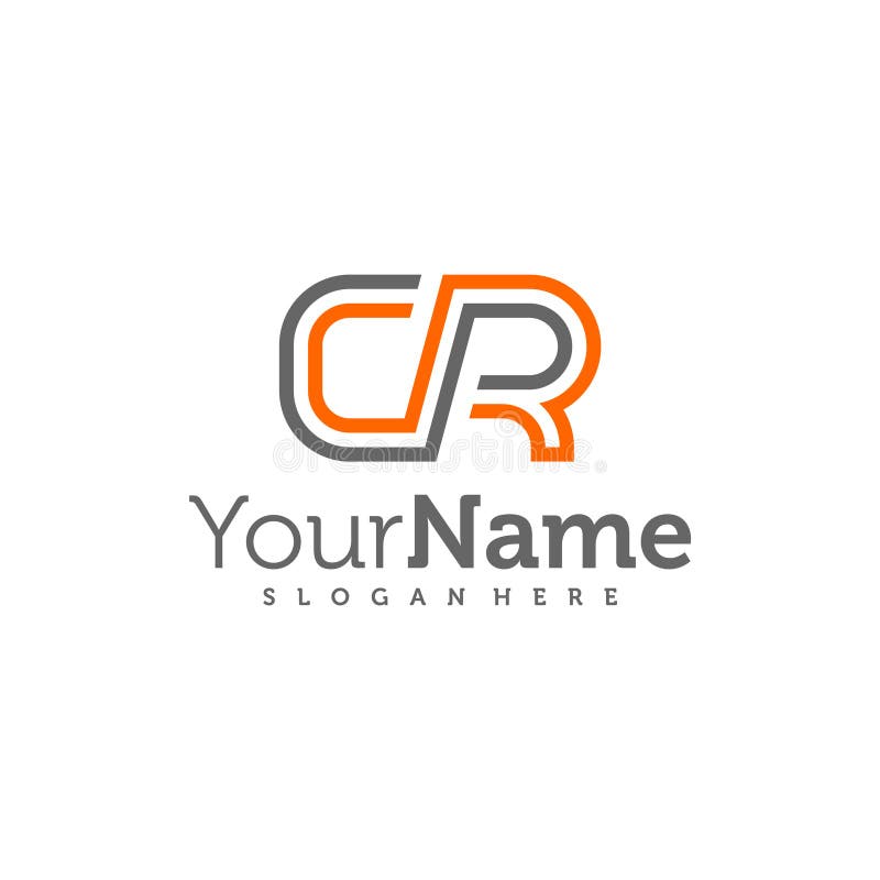 Modern Letter CR Logo Design Vector. Creative CR Logo Concepts Template ...