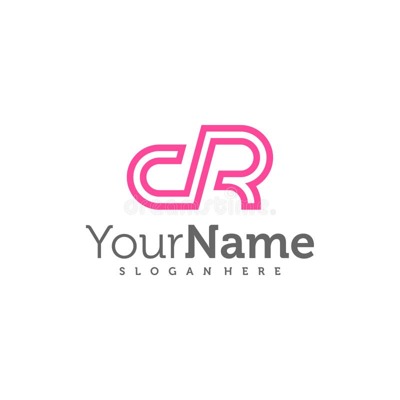 Modern Letter CR Logo Design Vector. Creative CR Logo Concepts Template ...