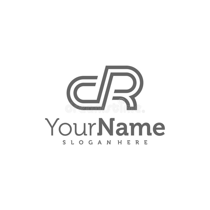 Modern Letter CR Logo Design Vector. Creative CR Logo Concepts Template ...