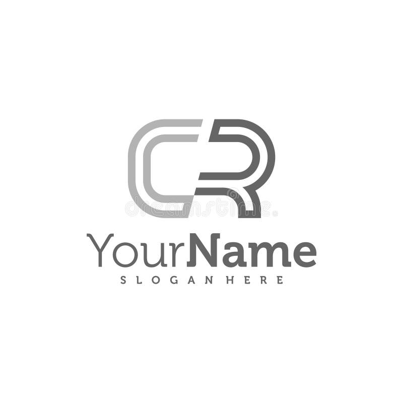 Modern Letter CR Logo Design Vector. Creative CR Logo Concepts Template ...