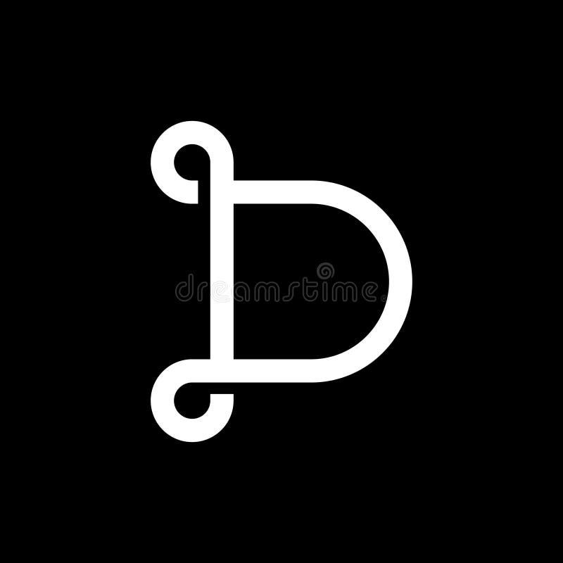 Modern Letter D with Overlapping Line Logo Design Stock Vector ... Modern Letter D with Overlapping Line Logo Design Stock Vector ...