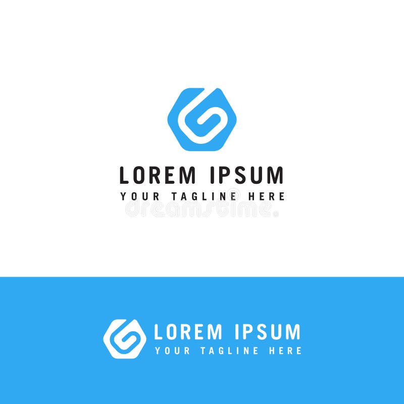 Modern Letter G Logo Template Vector Design Stock Vector - Illustration ...