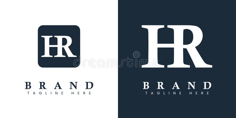 Letter Hr Logo Stock Illustrations – 1,795 Letter Hr Logo Stock ...
