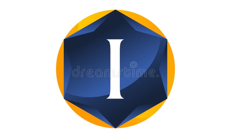 Modern Letter I stock vector. Illustration of association - 104224473