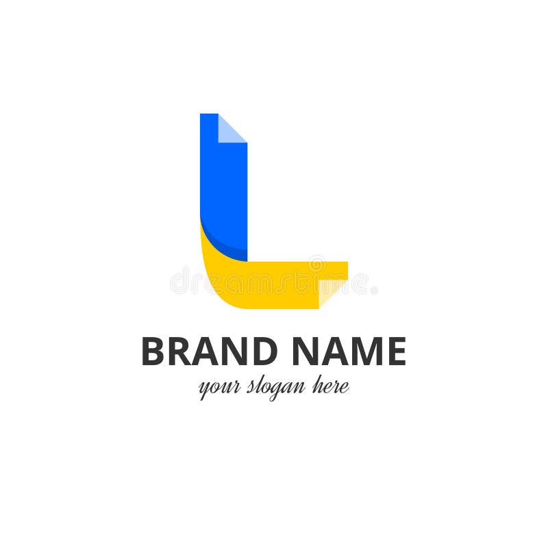 Modern Letter L Initial Logo Vector Template Stock Vector ...