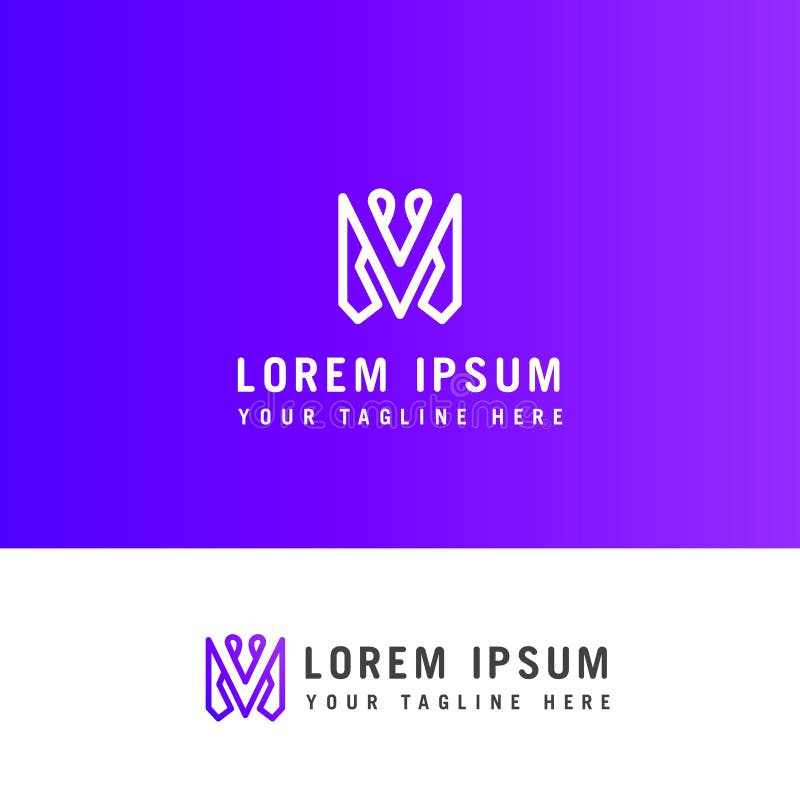 Capital Letter M Monogram Modern Stock Illustrations – 1,635 Capital Letter M Monogram Modern ...