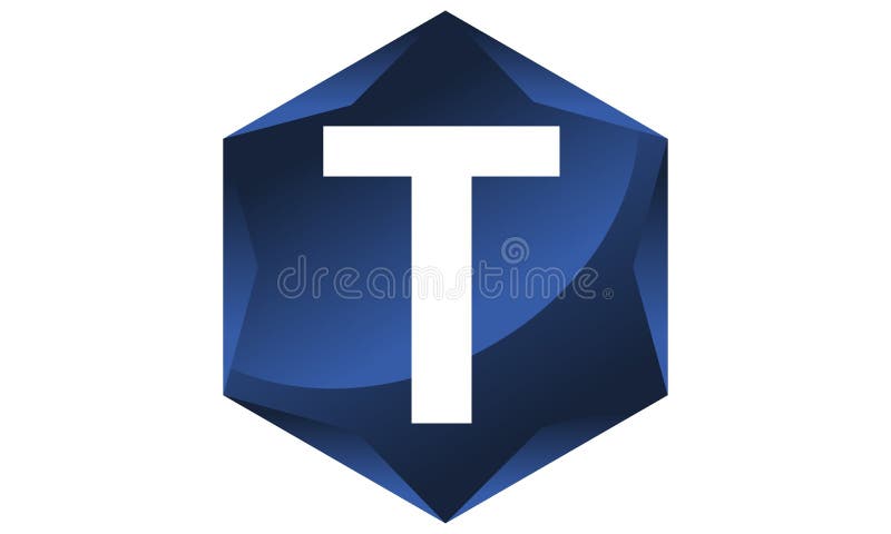 Modern Letter T stock vector. Illustration of industry - 104225271