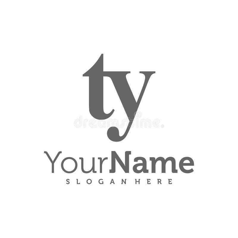 Modern Letter TY Logo Design Vector. Creative TY Logo Concepts Template ...