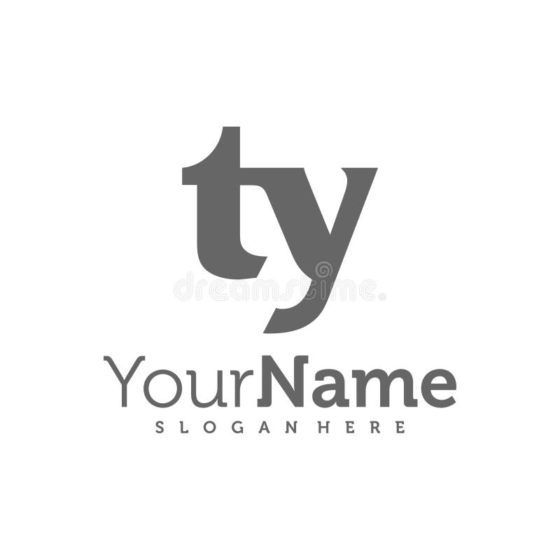 Modern Letter TY Logo Design Vector. Creative TY Logo Concepts Template ...