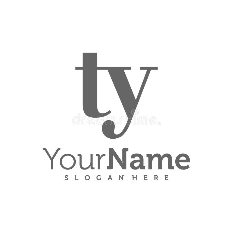 Modern Letter TY Logo Design Vector. Creative TY Logo Concepts Template ...