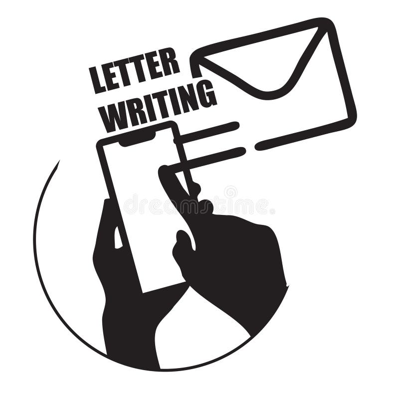 Modern Letter Writing stock vector. Illustration of technology - 299915730
