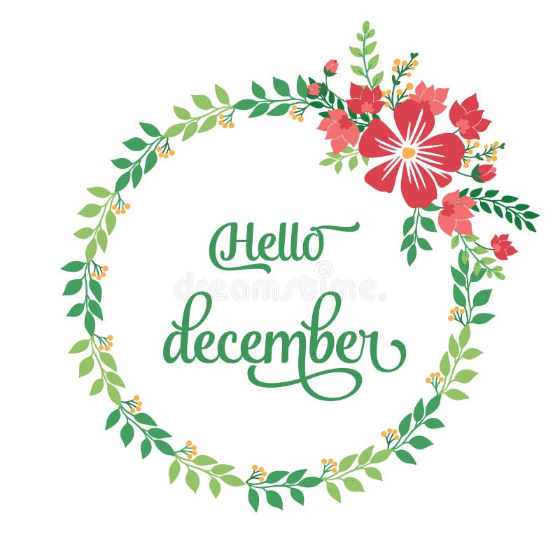 Lettering Card Template of Christmas Party, with Elegant White Floral ...