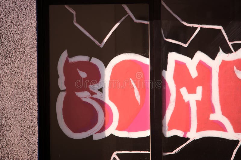 Modern Letters in the Style of Graffitis 81 Stock Image - Image of ...